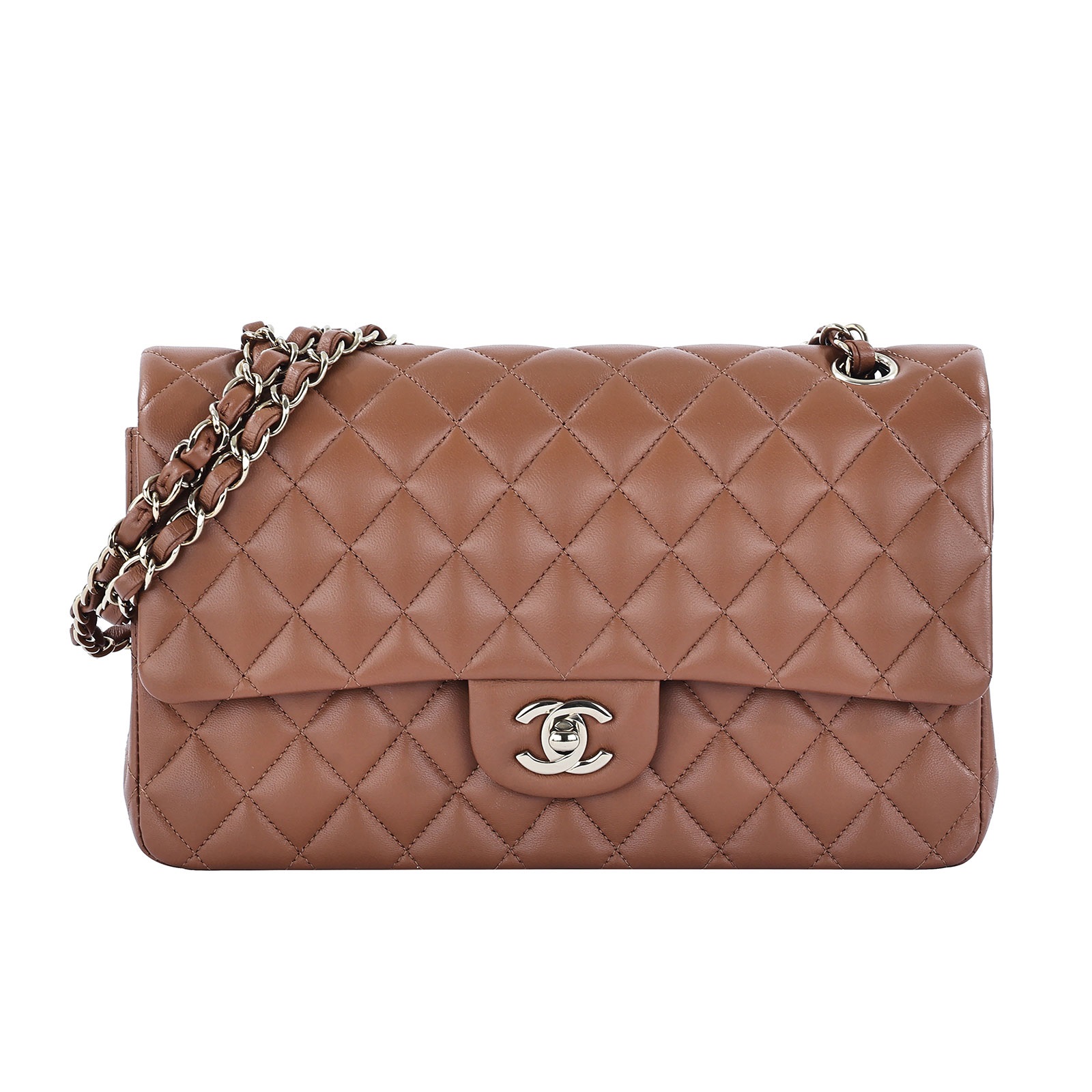 香奈兒 CHANEL Coco 25 肩背 斜背 口蓋包 泰奶羊金COCO25 防塵袋/原廠盒子 二手精品 - BRAND楓月官方購物網站
