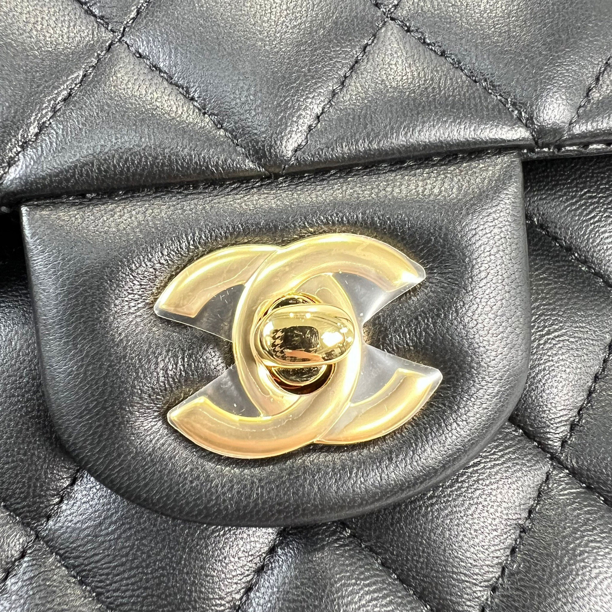 香奈兒 CHANEL COCO 25 鍊條 斜背 肩背 口蓋包 29開黑羊COCO25 原廠盒子/防塵袋/發票 - BRAND楓月官方購物網站
